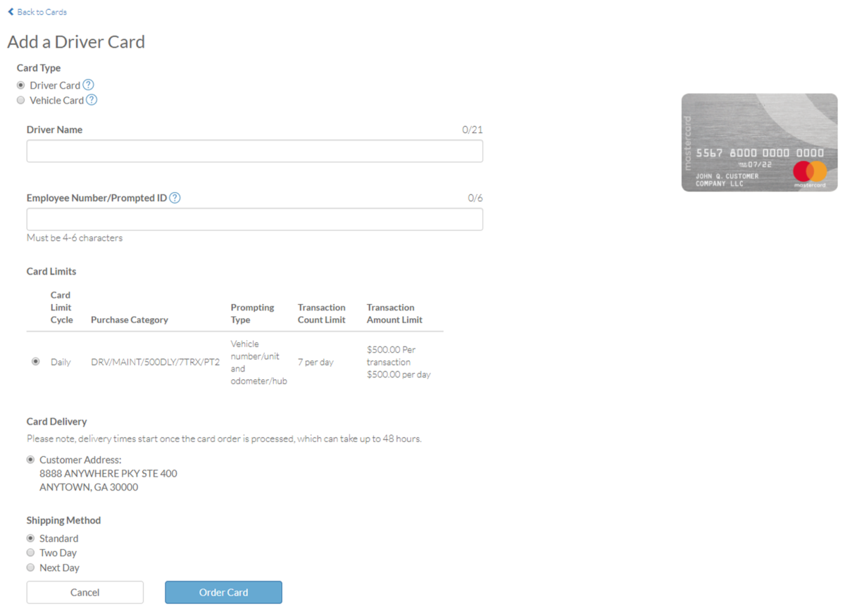 Add and Edit Cards – iConnectData Help Center