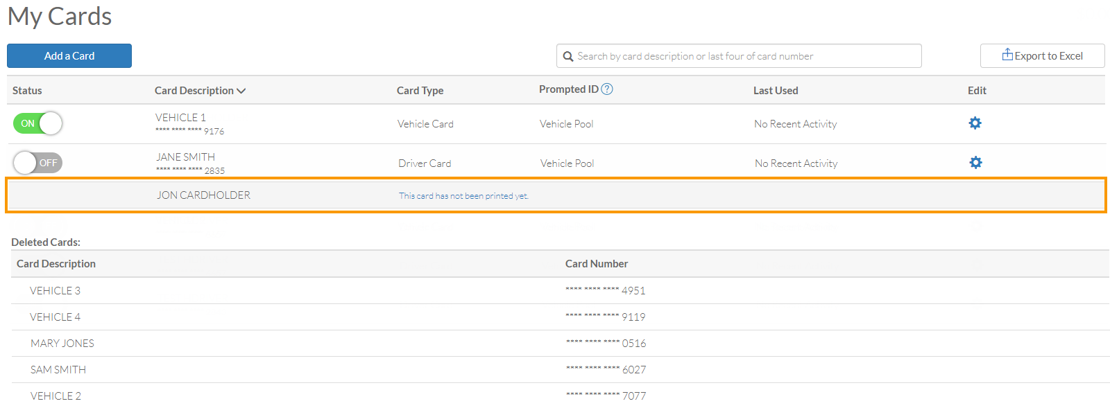 Block and Replace a Card – iConnectData Help Center