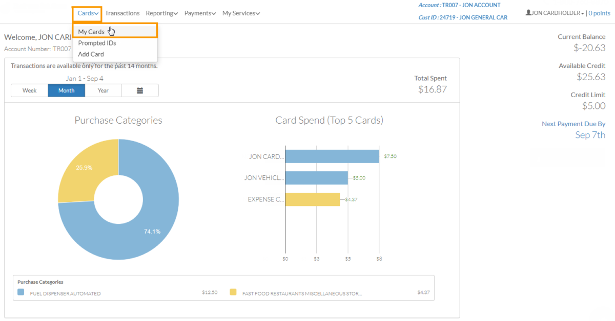 Add and Edit Cards – iConnectData Help Center