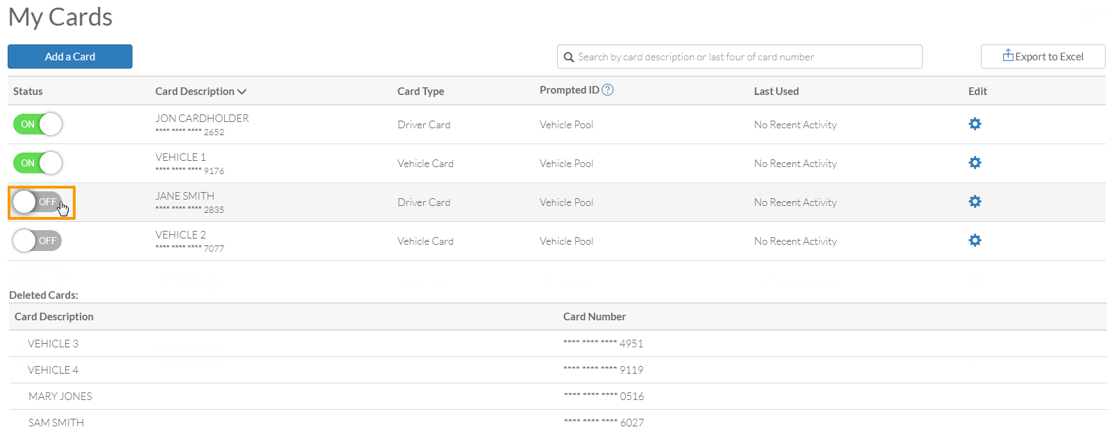 Block and Replace a Card – iConnectData Help Center