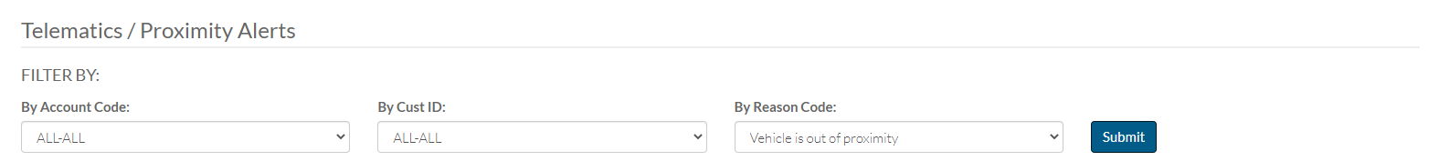 View Telematics Proximity Alerts – iConnectData Help Center